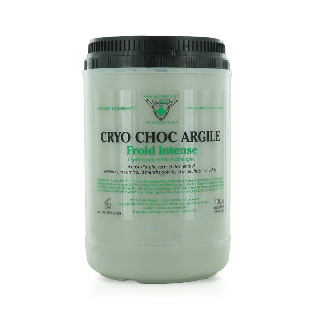 Cryo Choc argile- Froid intense - Pot 1 L