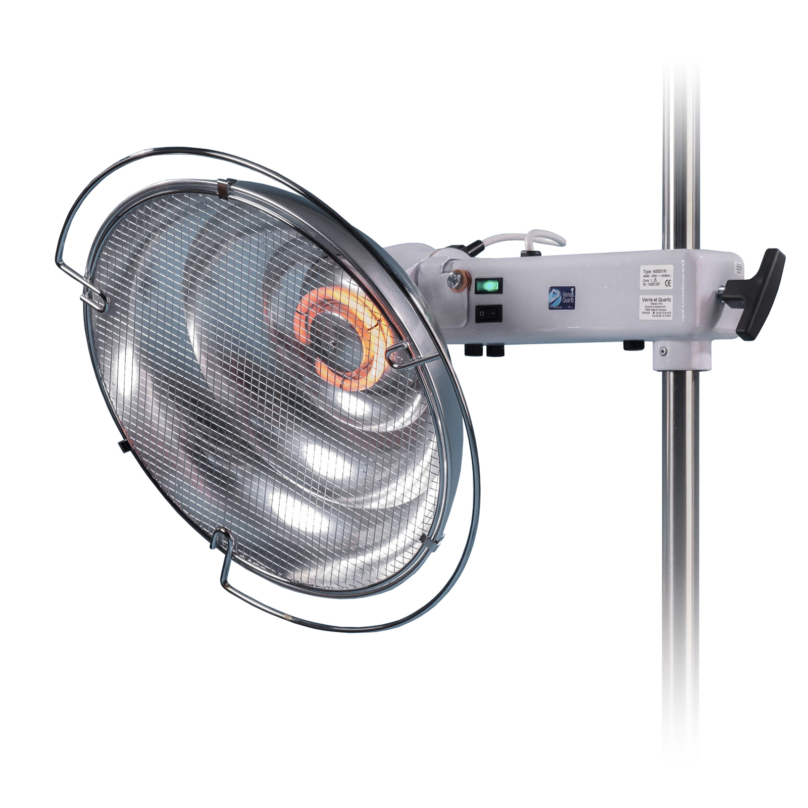 Lampe à Infrarouge 400W VERRE & QUARTZ • Physiotherapie.com