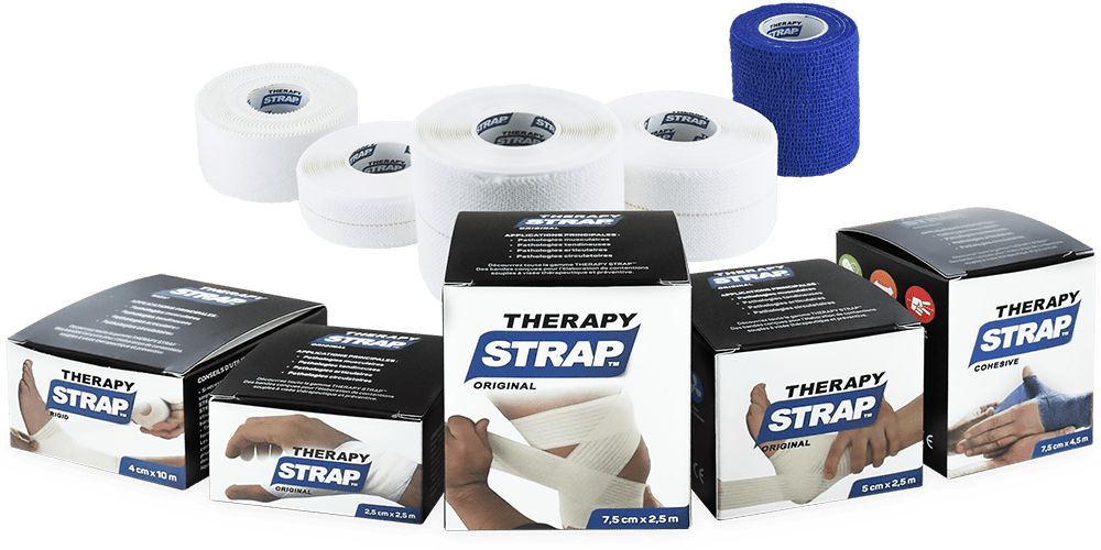 Vente en ligne de bandes taping et strapping pour Kinésithérapeute